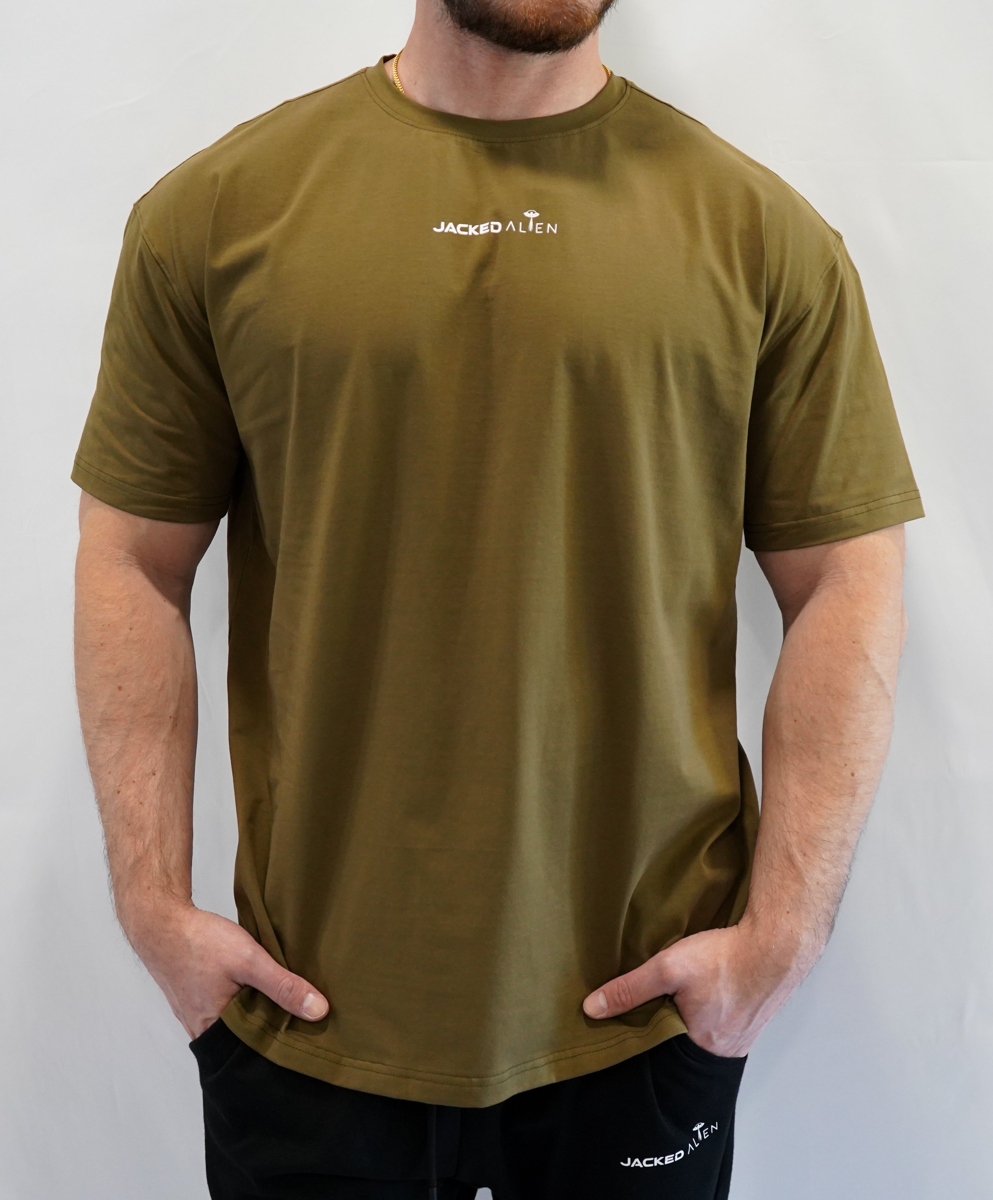 Future T-Shirt- Olive Green – JACKED ALIEN